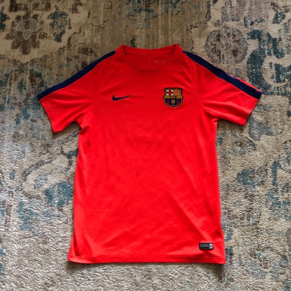 Nike | Shirts | Nike Fc Barcelona Training Kit | Poshmark